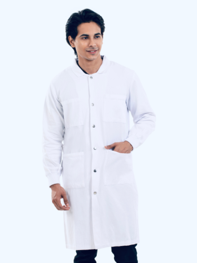 ScienceAid Lab Coat- Full Guard Coat | Frederick Community College ...