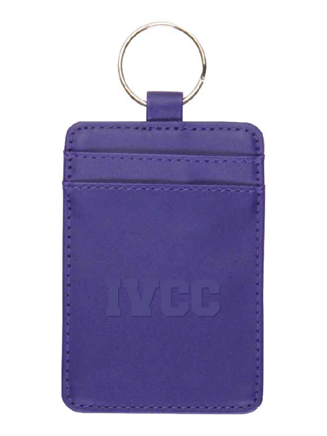 IVCC Leatherette Vertical ID Keytag