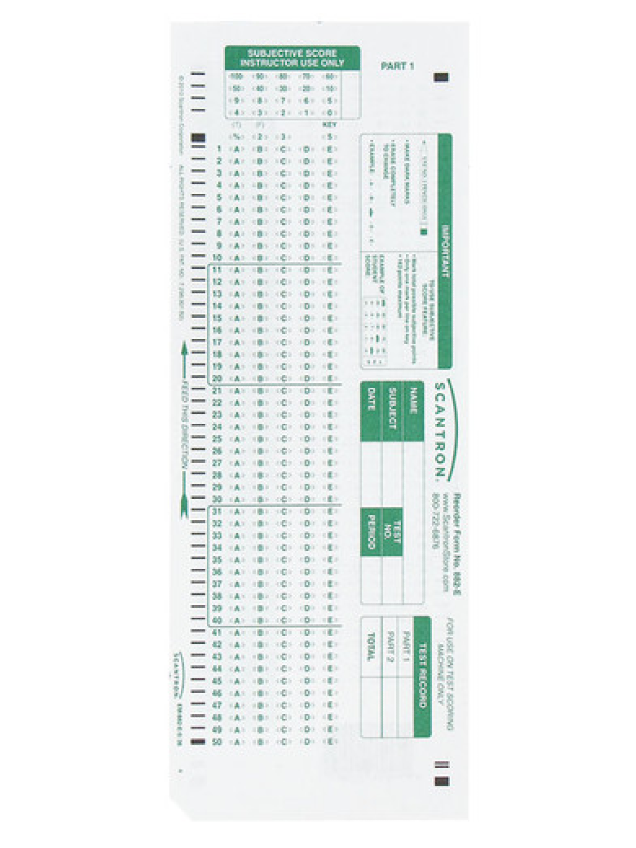 Scantron 882-E