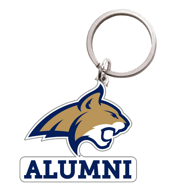 Bobcat Alumni Keychain | MSU Bookstore