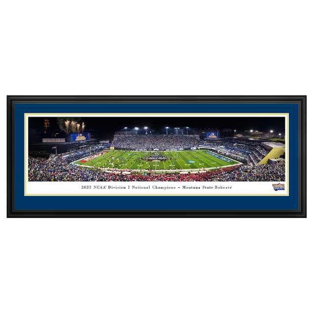 MSU Football 2025 National Champions Panoramic Picture | MSU Bookstore