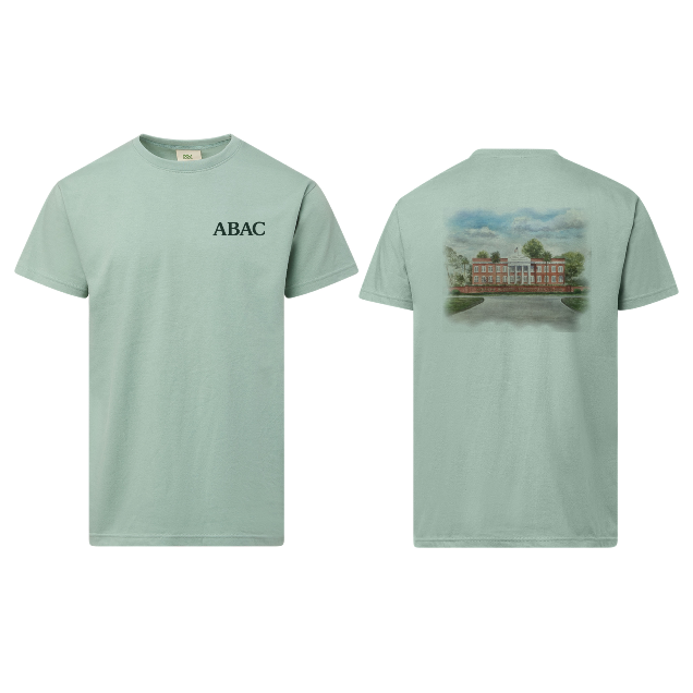 ABAC Stallion Shop Shirt Greenstone ~ Tift Hall Watercolor w/ABAC on ...