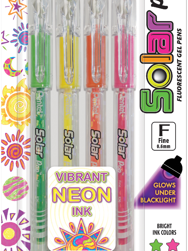 PENTEL SOLAR POP PENS