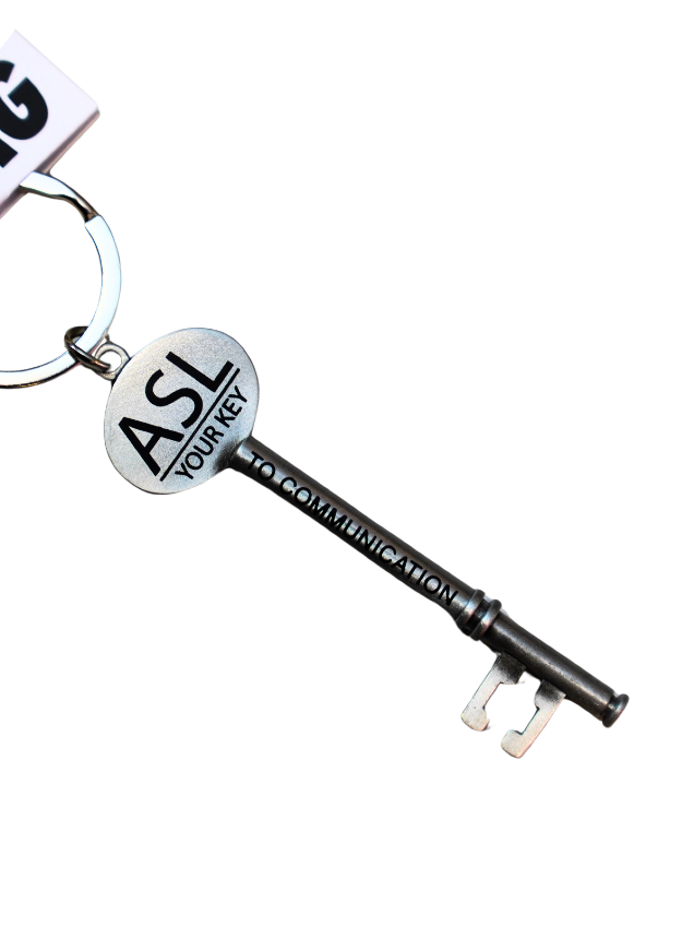 ASL Your Key -Skeleton Key Tag