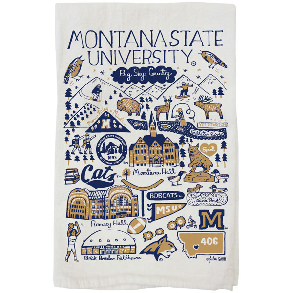 Julia Gash Campus Art Tea Towel