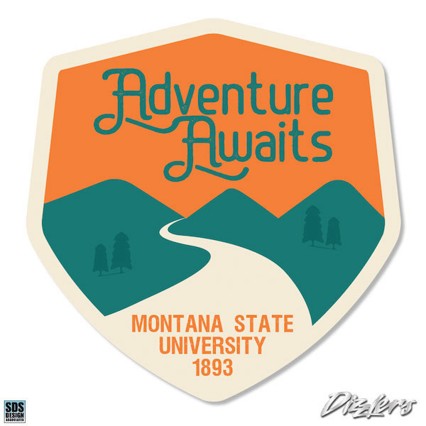 Dizzler 2" Adventure Awaits Sticker