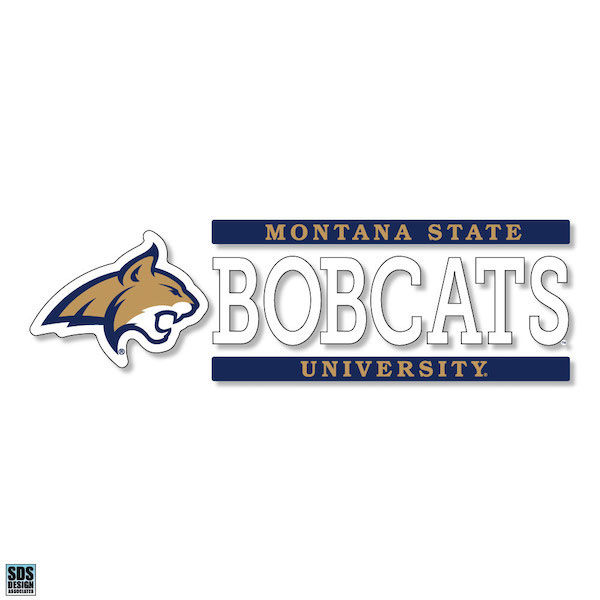 6x2" Montana State University Bobcats Vinyl Decal