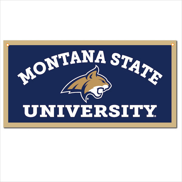 18x36" Montana State University Bobcat Banner