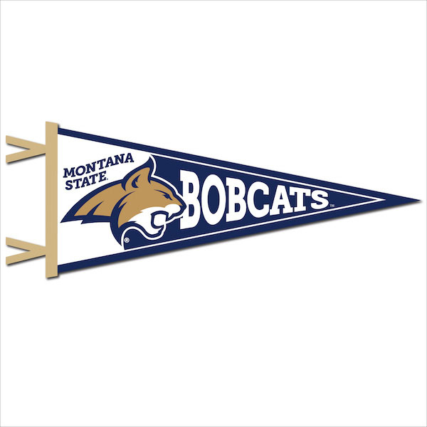 12x30" Montana State Bobcats Logo Pennant