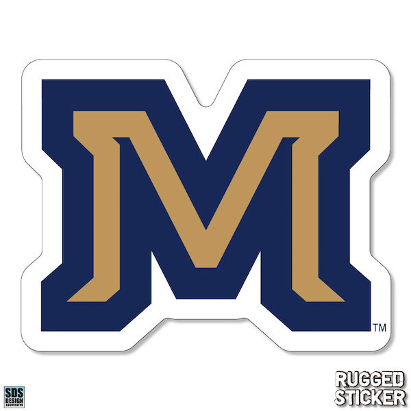 Rugged 3.5" M Logo Sticker