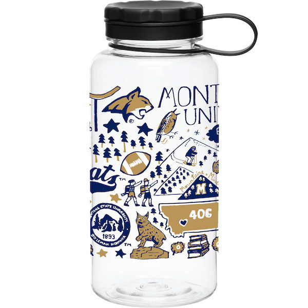 Julia Gash Campus Art 34oz Wider Mouth Bottle