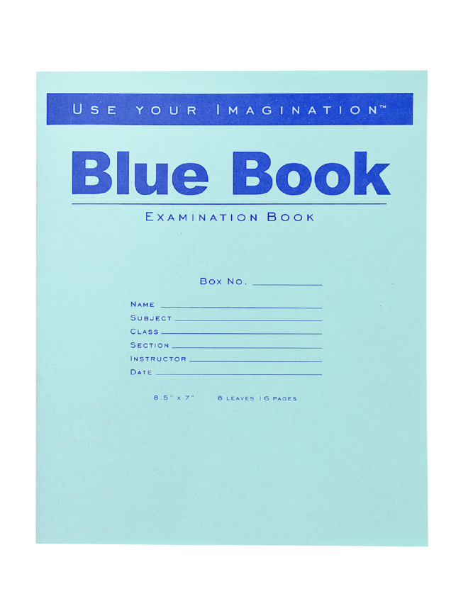 Blue Exam Book | NMC Bookstore