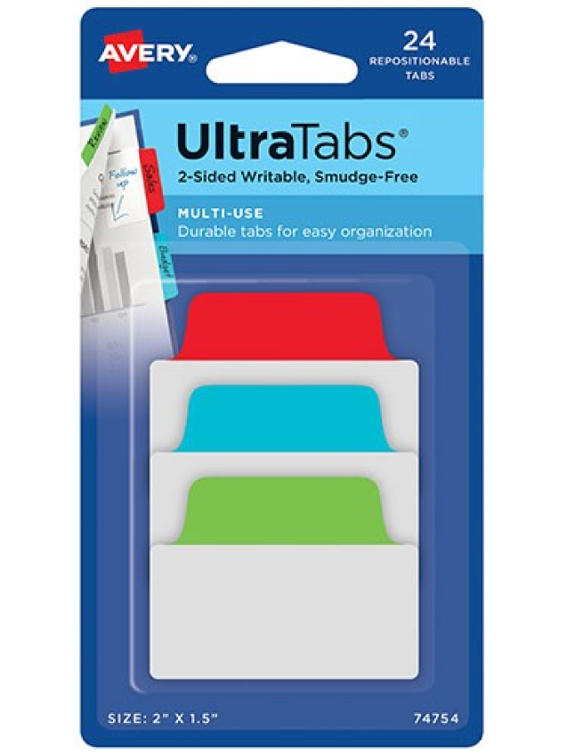 Ultra Tabs 2 Sided Writable