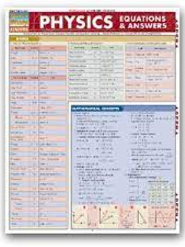 QUICK STUDY: PHYSICS EQUAT & ANS