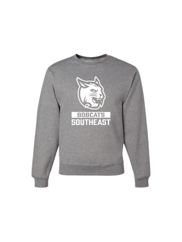 SCC Lincoln Campus Store Freedom Wear Duke Crew White Bobcats Southeast