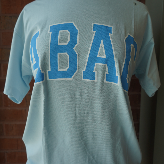 ABAC Stallion Shop Shirt Arctic Blue ABAC O/L White | ABAC Stallion Shop
