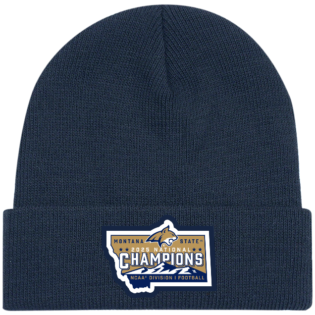2025 National Champions State Shape Cuff Beanie | MSU Bookstore