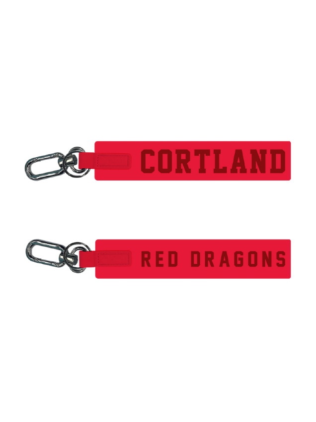 Oversized Red Dragons Key Strap