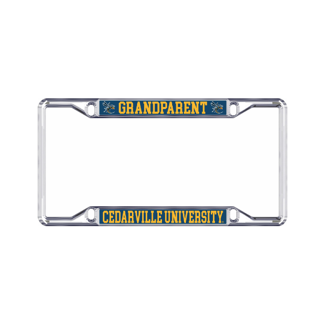 Cedarville University Campus Store Jardine Grandparent License Plate Frame