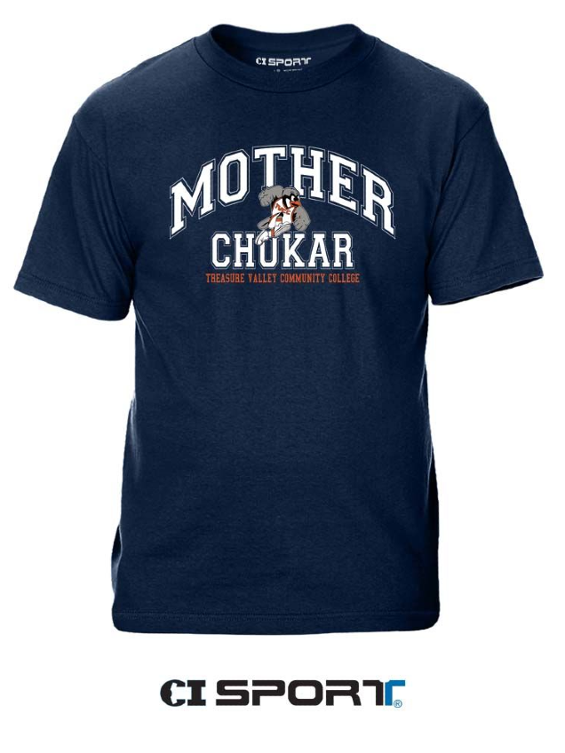 CI SPORT NAVY TVCC MOTHER CHUKAR SS T-SHIRT | TVCC Bookstore