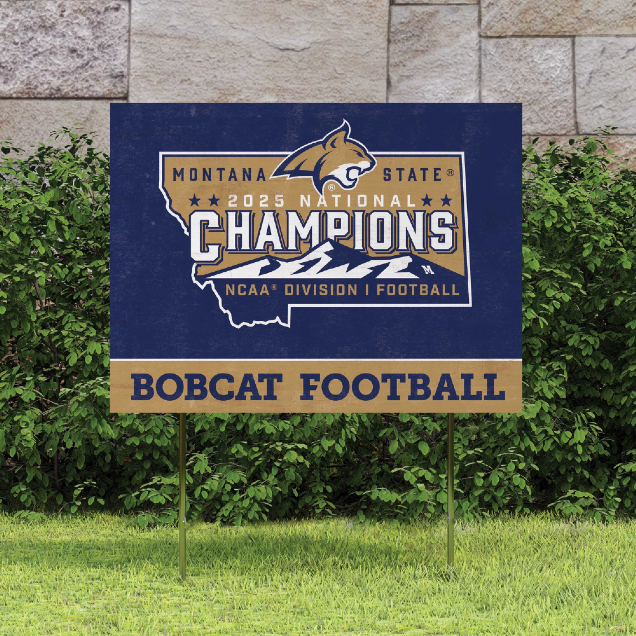 MSU Football 2025 National Champions 18x24 Yard Sign | MSU Bookstore