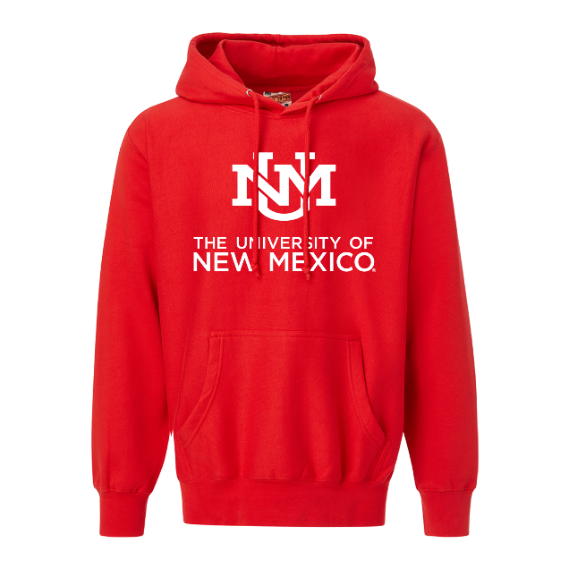 UNM Bookstore Unisex MV Sport Pro Weave Hoodie UNM Red