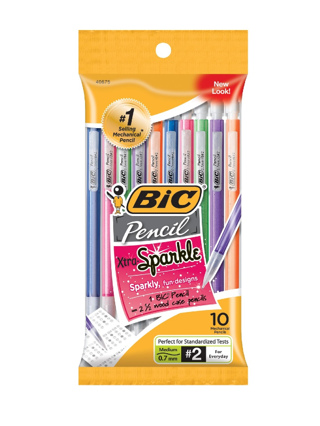 Bic Xtra Sparkle Pencils - 10 pack